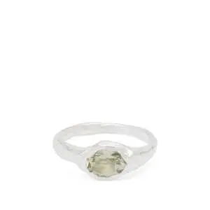 SIMUERO Faro La Mola Ring With Amethyst - Silver