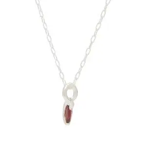 SIMUERO Enero Necklace With Garnet