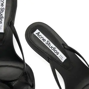 Acne Studios Patent Leather Toe-post Kitten Heels