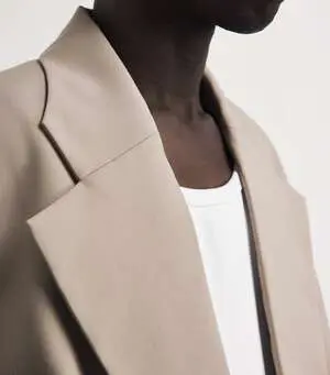 Séfr Double-breasted Donovan Blazer - Beige