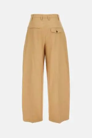 Alberto Biani Cotton Pleated Trousers