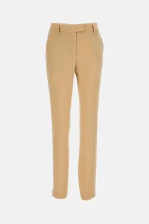 Alberto Biani Tailored Straight-leg Ankle-length Trousers - Beige