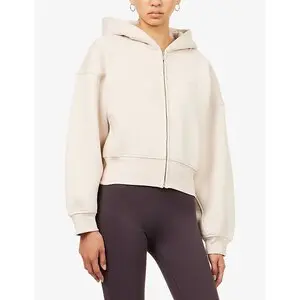 TALA Cocoon Cotton-blend Hoodie - Latte