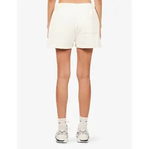 ADANOLA Logo Embellished Cotton Sweat Shorts