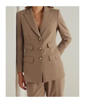 Veronica Beard Nalani Dickey Brushed-twill Blazer