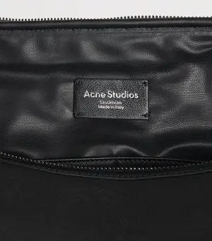 Acne Studios Leather Camero Hotel Shoulder Bag - Black