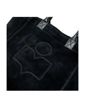 Isabel Marant Étoile Yenky Logo Embroidered Tote Bag