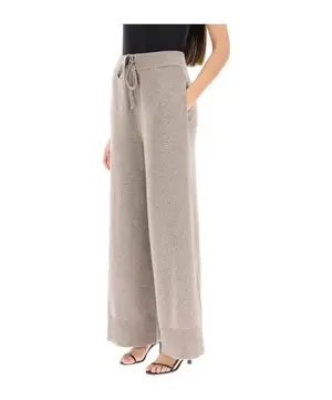 THE ROW Anton Cashmere Drawstring Trousers