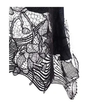 Fabiana Filippi Crepe De Chine Top With Lace Trim