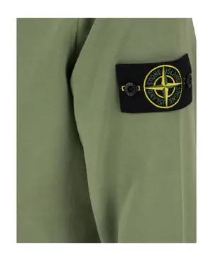 Stone Island Logo Patch Crewneck Sweatshirt