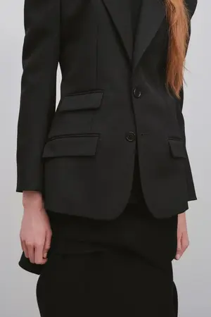 THE ROW Single-breasted Wool Suit Jacket