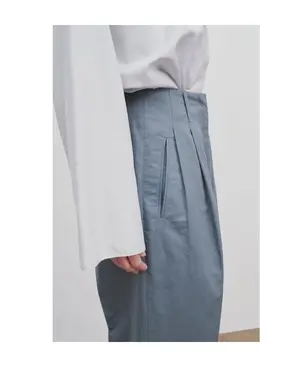 THE ROW Wide-leg Cotton-ramie Trousers - No