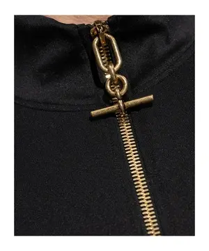 Balmain Zip-up T-bar Detail Track Jacket