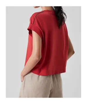 Brunello Cucinelli Monili Chain-detail T-shirt