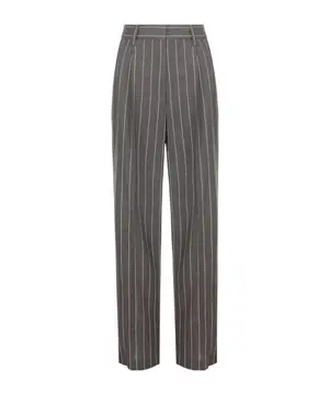 Brunello Cucinelli Tapered Striped Trousers