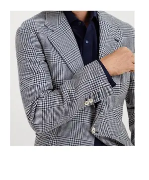Brunello Cucinelli Puppytooth Blazer