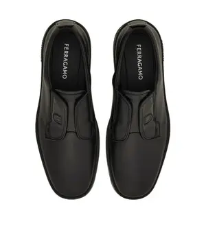 FERRAGAMO Round Toe Slip-on