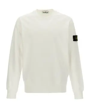 Stone Island Logo Patch Crewneck Sweatshirt