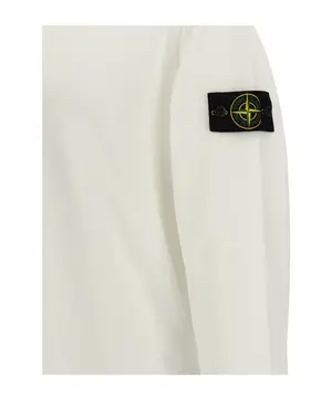 Stone Island Logo Patch Crewneck Sweatshirt
