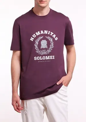 Brunello Cucinelli Logo Round-necked T-shirt