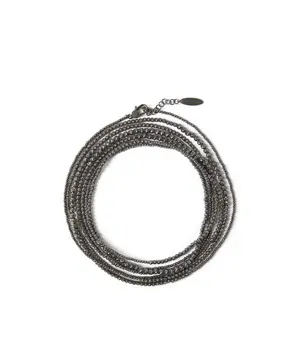 Brunello Cucinelli Beaded Sterling Silver Bracelet