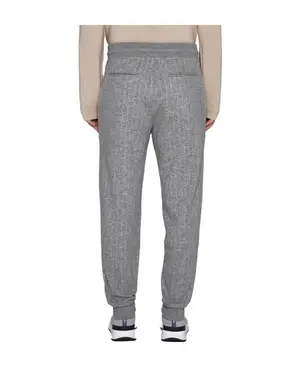 Brunello Cucinelli Striped Drawstring Track Pants