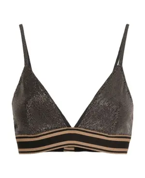 Brunello Cucinelli V-neck Bralet - Black