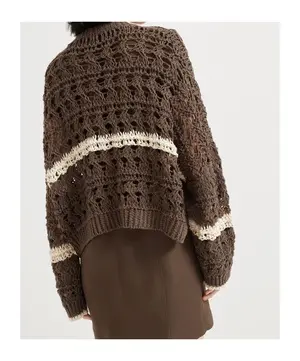 Brunello Cucinelli Open-knit Cardigan