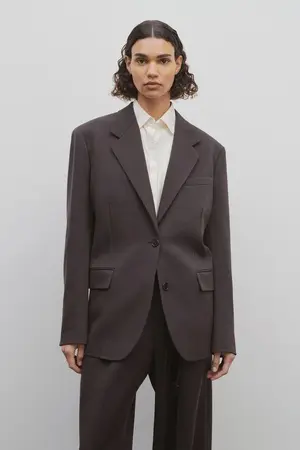 THE ROW Viper Freshly Cut Wool Suit Coat