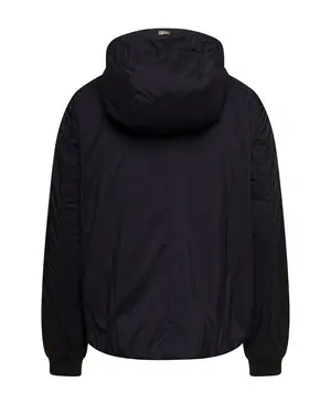 Herno Long Sleeve Drawstring Hood Jacket