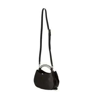 Moschino Embellished Logo Shoulder Bag