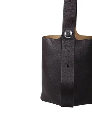Loewe Large Pebble Button Tote Bag