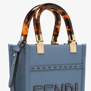 Fendi Leather And Elaphe Mini Bag