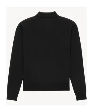 Saint Laurent Button Detailed Knitted Polo Shirt