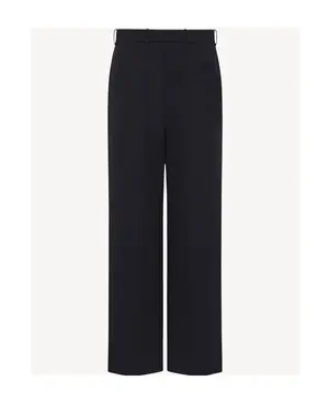 THE ROW Freshly Cut Wool Wide-leg Casual Pants