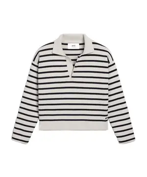 AMI Paris Striped Knitted Jumper