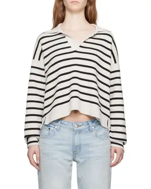 AMI Paris Striped Knitted Jumper