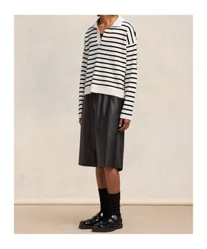 AMI Paris Striped Knitted Jumper