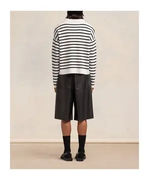AMI Paris Striped Knitted Jumper