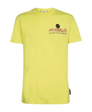 Philipp Plein Crew Neck Short-sleeve T-shirt - Yellow