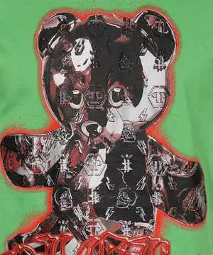 Philipp Plein Multicolor Teddy Bear T-shirt