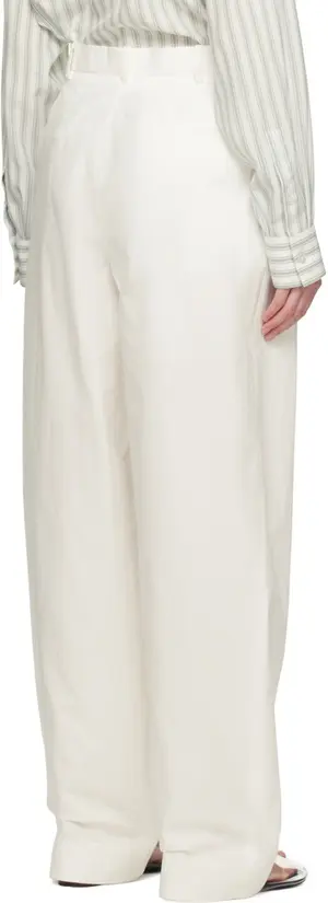 THE ROW Bufus Logo Casual Pants