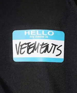 Vetements High Neck Long Sleeve Jacket