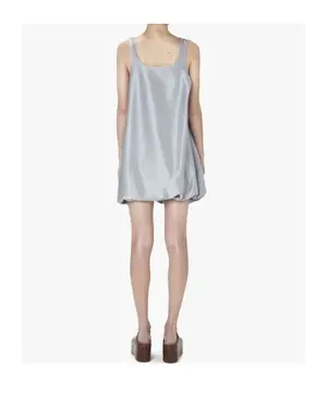 J.W.ANDERSON Jw Anderson Twisted Sleeveless Satin Mini Dress