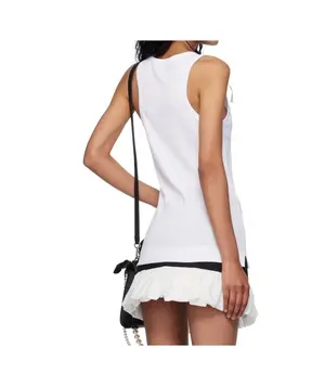 Simone Rocha Embellished Scoop Neck Tank Top