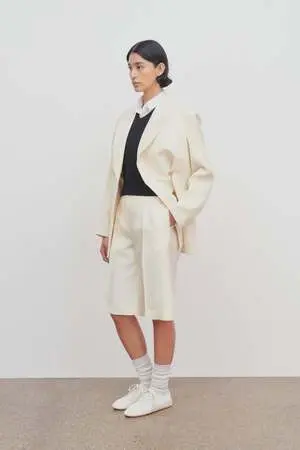 THE ROW Wool Shorts