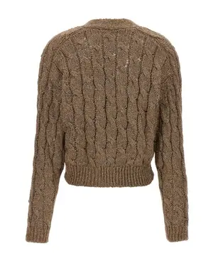 Brunello Cucinelli Long-sleeved Knitted Cardigan