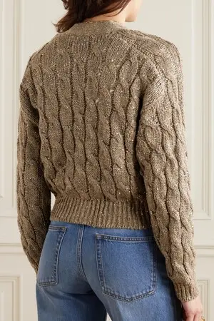Brunello Cucinelli Long-sleeved Knitted Cardigan