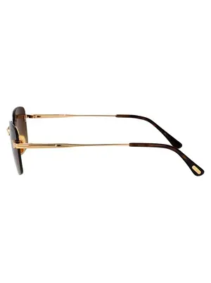 TOM FORD Rectangle Rimless Sunglasses