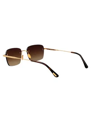 TOM FORD Rectangle Rimless Sunglasses